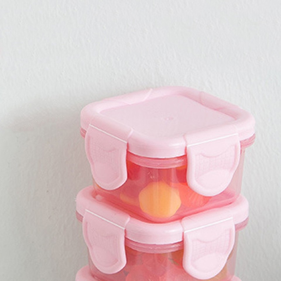 8 Pcs Small Freezer Containers With Airtight Lids Plastic Food Storage ...