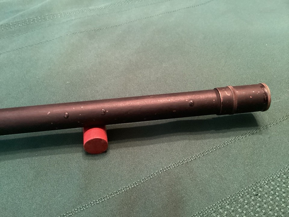 Antique Brass Rifle Scope 200 Yards And Over X-8 Winchester 8x ? 18 1/2 ...