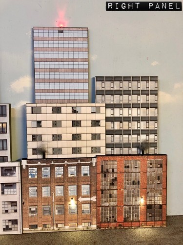 HO Scale Scratch Built Up -10 City Building Flats 3D Collage #1 ...