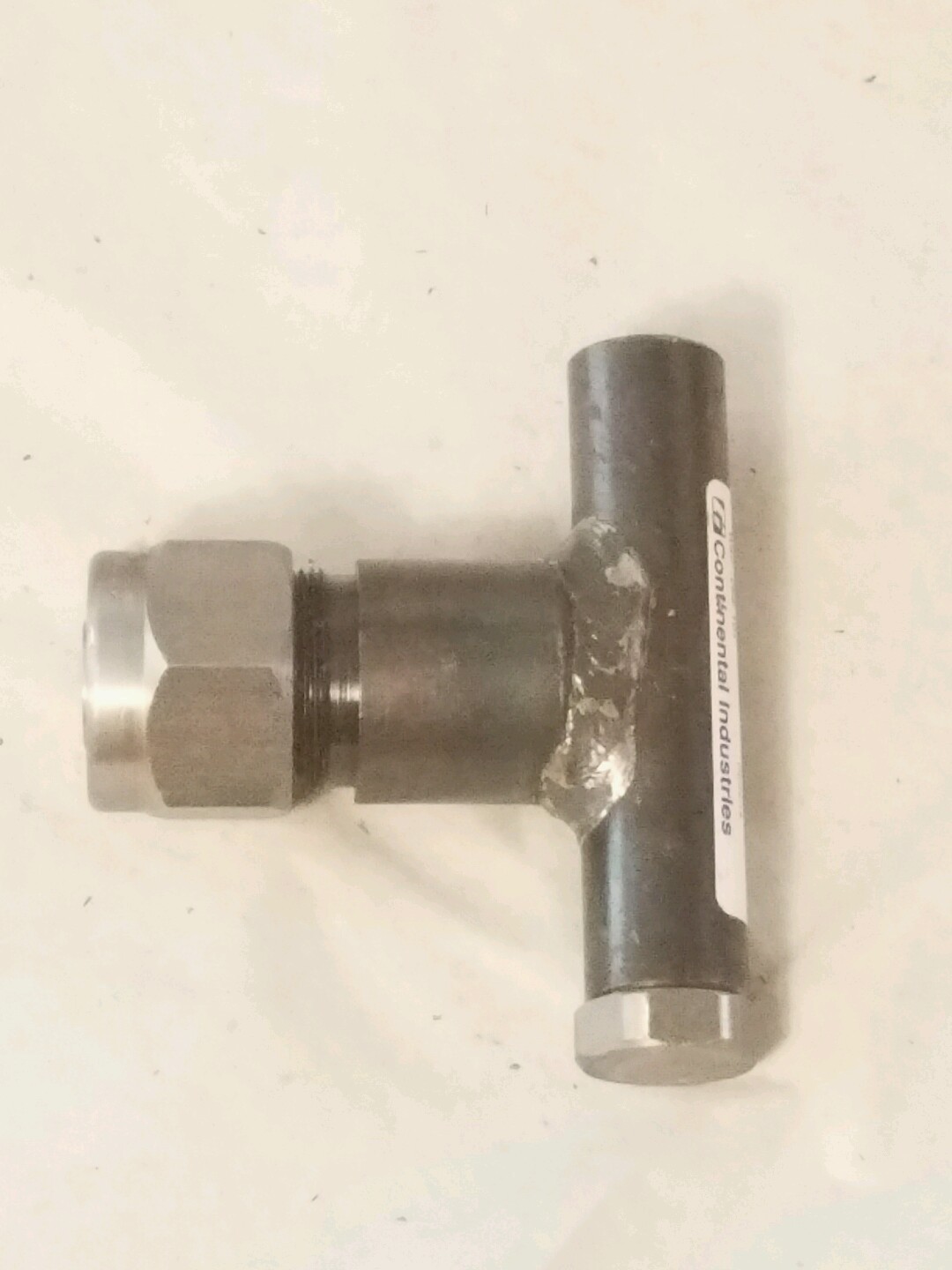 Continental 9902-99-0059-00 Steel Service Saddle Punch Tee 1” CTS (1-1/ ...