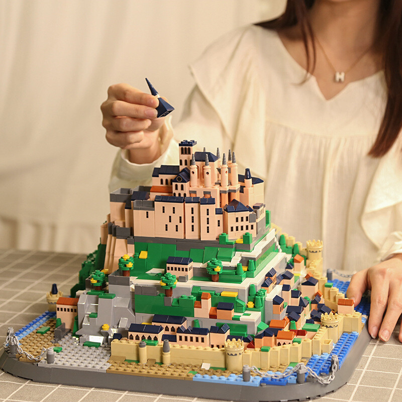 Wange City Architecture Building Blocks Statue of Liberty & Roman ...