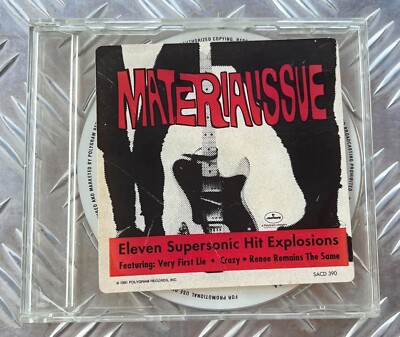 Material Issue ~ Eleven Supersonic Hit Explosions ADVANCE CD Promo ...