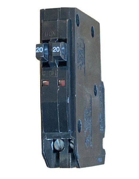Square D QOT2020 2 Pole 20 Amp Tandem QOT Circuit Breaker Tested 20a ...