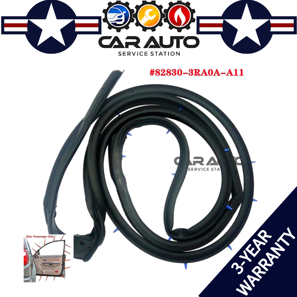 For 2013-2018 Nissan Sentra Rear Right Door Opening Weatherstrip 82830 ...