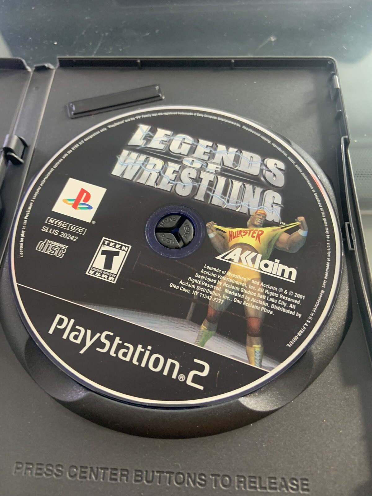 Legends of Wrestling (Sony PlayStation 2 2001) PS2 WWF Black Label Disc ...