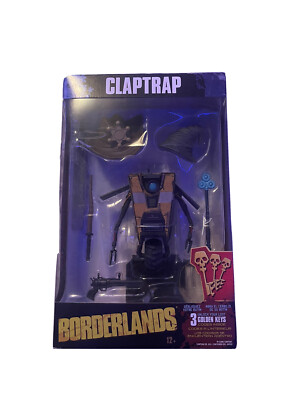 Rare McFarlane Borderlands CLAPTRAP Deluxe Figure Golden Keys Edition ...