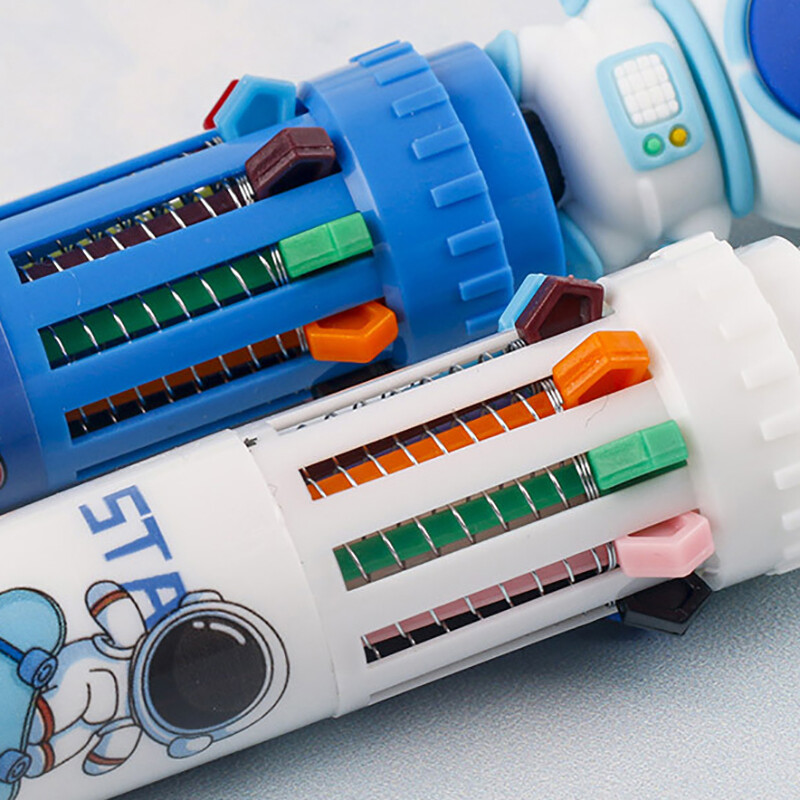 Astronaut Ballpoint Pen Ten Color Press Pen Press Multi-color Pen BJ | eBay