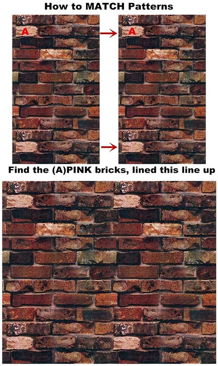 Brick Print Paper Patterns