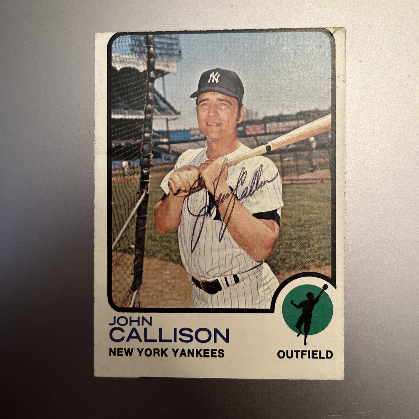 JOHN CALLISON 1973 TOPPS AUTOGRAPHED SIGNED AUTO BASEBALL CARD | eBay