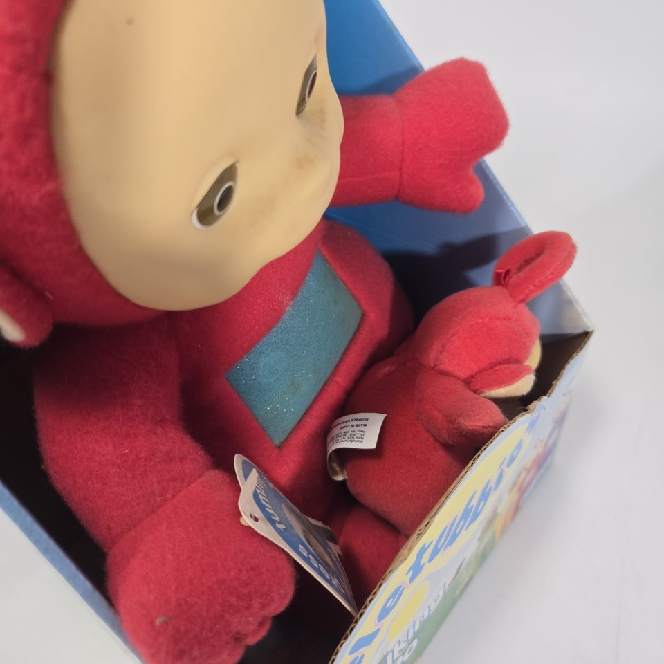1998 Teletubbies RED Talking PO Original Box Playskool Bad Word Tubbie ...