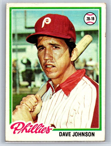1978 Topps #317 Dave Johnson EX Philadelphia Phillies | eBay