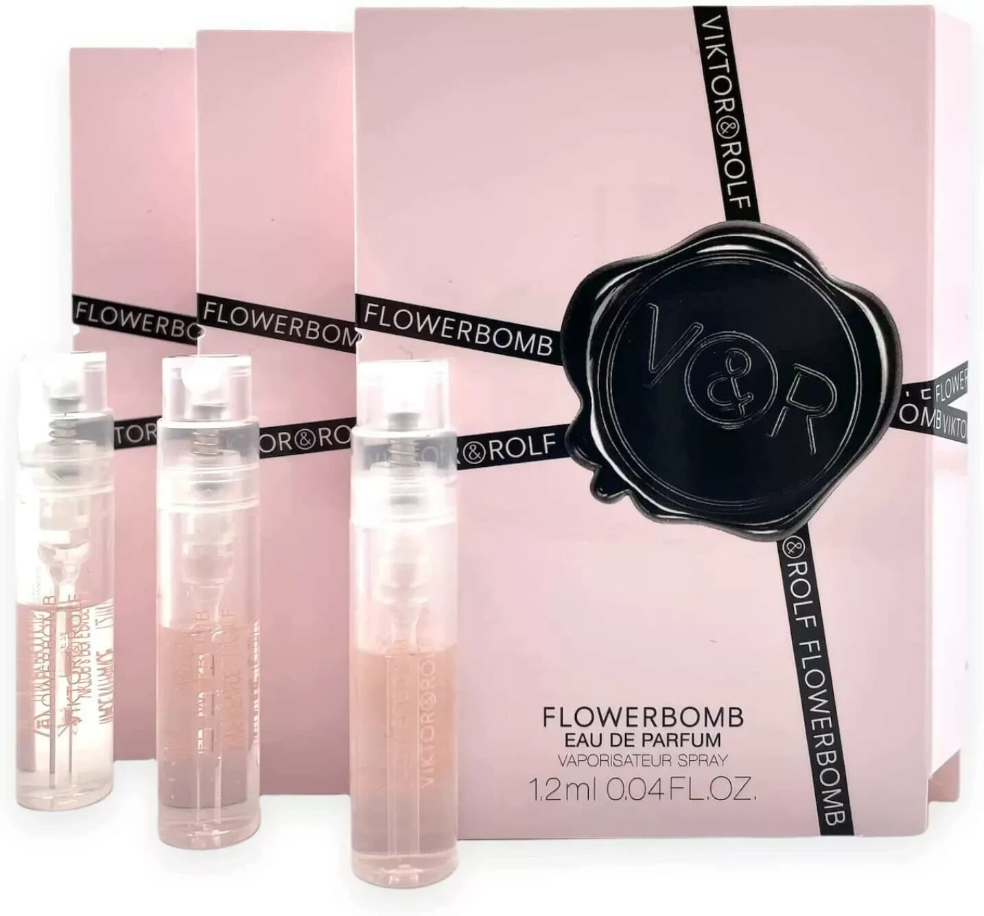 3 X Flowerbomb Viktor and Rolf Perfume EDP Sample Spray 1.2 ml / 0.04 ...