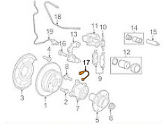 BMW X5 F15 Rear Brake Pad Wear Sensor 34356854168 6854168 | eBay
