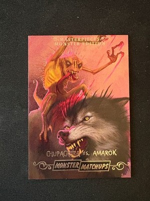 2024 Upper Deck Skybox Masterpieces Monster Matchups Chupacabra Vs ...