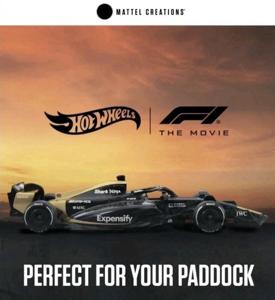 Hot Wheels® F1® THE MOVIE – APXGP 1:64 Scale – Collector Edition – NEW ...