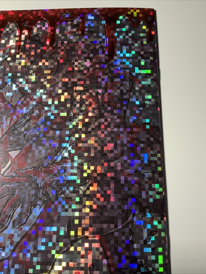 Kickstradomis NYCC 2025 9.4 NM Exclusive 3/5 Spot Pixel Freddy Vs Jason Horror | eBay