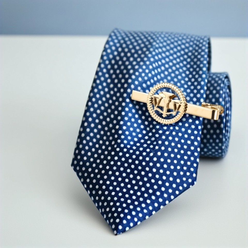 Tie Clip For Men Lawyer - Gold Stainless Steel Libra Emblem Tie Clip ...