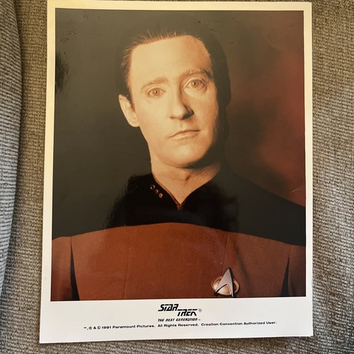 1991 STAR TREK NEXT GENERATION - Data - Movie Still Press Photo Color ...
