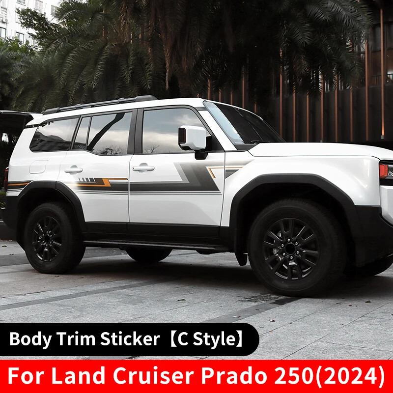 For Toyota Land Cruiser 250 1958 Prado Body Color Bar Stickers ...