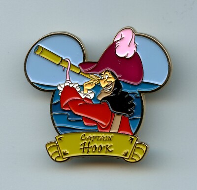 Disney Bradford Exchange Peter Pan Villain Captain Hook Mickey Icon ...