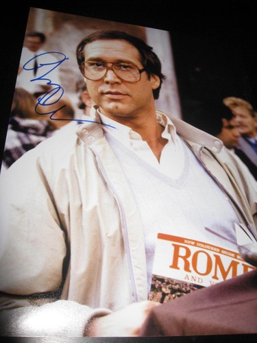 CHEVY CHASE SIGNED AUTOGRAPH 8x10 PHOTO NATIONAL LAMPOON PROMO IN ...