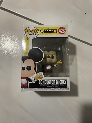 Funko POP! Disney - Mickey's 90th: Conductor Mickey Figure #428 (IN ...