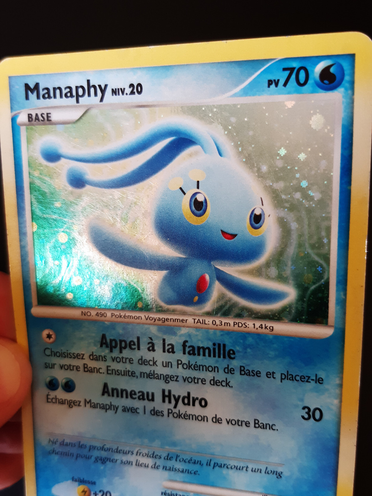 Manaphy HOLO 4/12 Carte Pokemon Trainer Kit Diamant et Perle Occ 368 | eBay