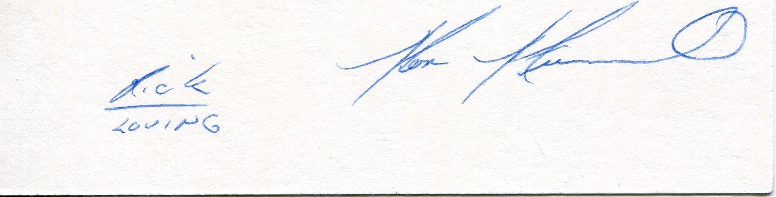 RON NUMMI SOAP OPERA ACTOR IN LOVING / IN BETWEEN MEN SIGNED CARD ...