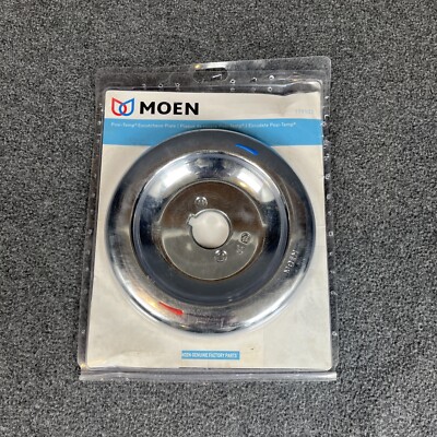 Moen Chrome Bathtub Shower Posi-Temp Escutcheon Plate 179102 Genuine ...