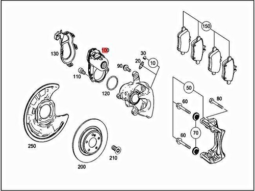 Genuine MERCEDES BBDC W242 C117 C190 R172 R190 Actuator 1729060300 | eBay