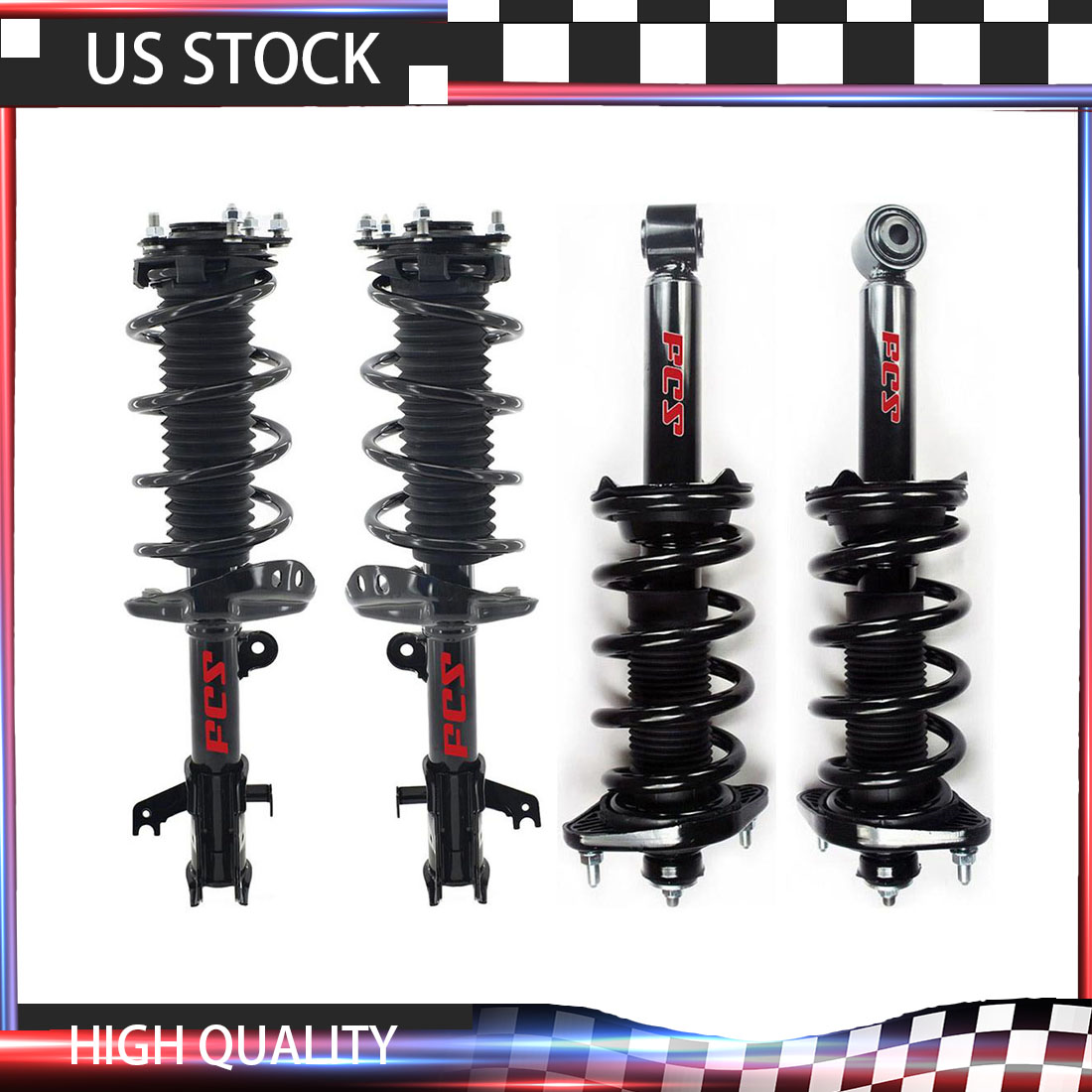 Front & Rear Struts Driver Passenger for 2015-2016 Honda CRV AWD with ...