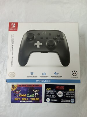 BRAND NEW!!! Wireless Power A Enhanced Switch Controller 'Black ...