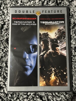 TERMINATOR DOUBLE FEATURE DVD 2009 SEALED SALVATION & RISE OF THE ...
