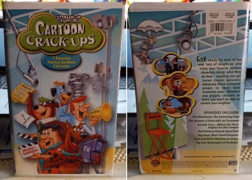 VHS: Cartoon Crack-Ups (VHS, 2001, Clamshell) (Box DS 01) | eBay