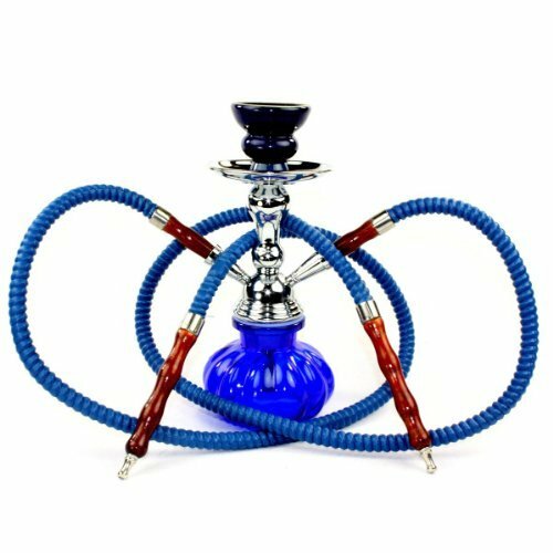 ANATOLIAN Hookah 2 Hose Connection Smoking Nargila Glass Water Pipe ...