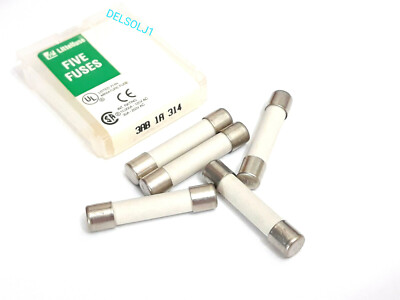 LOT OF 5 NEW LITTELFUSE LF 1A 250V 314 3AB FUSES | eBay