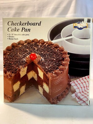Kitchen Collection Checker Board Cake Pan - New | eBay