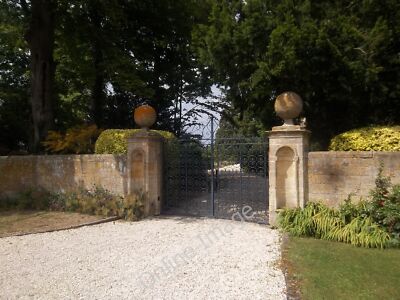 Photo 12x8 The entrance to Stanton Court Stanton/SP0634 The gatepiers ...