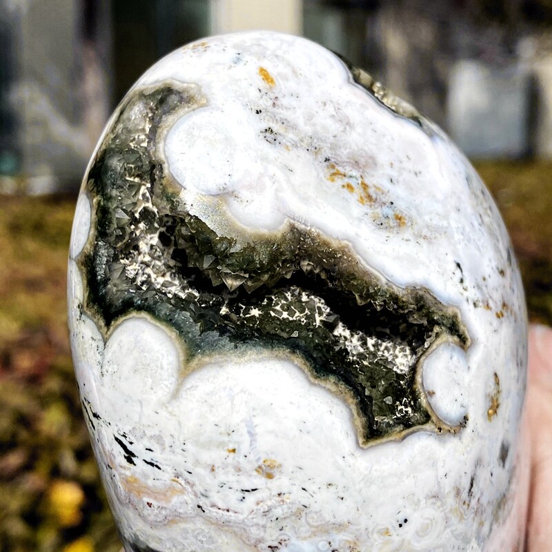 2.31LB Top natural Marine jasper quartz crystal free form mineral ...