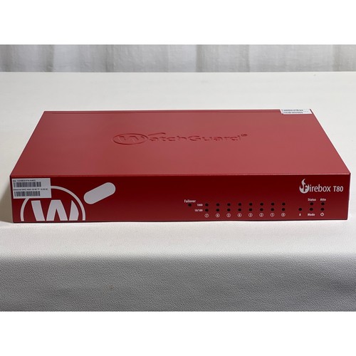 Watchguard Firebox T80 FL8AE8 WGT80031-US Original Box & Power Supply ...