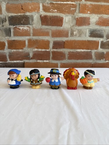 Little People Thanksgiving Celebration Figures Pilgrims Native ...