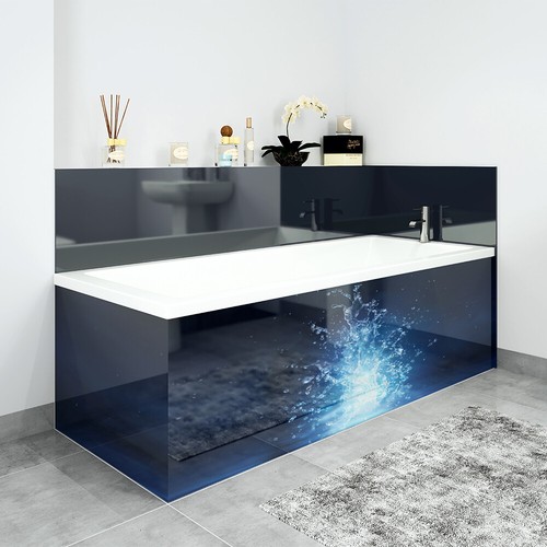 Bath Panels Printed on Acrylic - Deep Water Splash | eBay UK