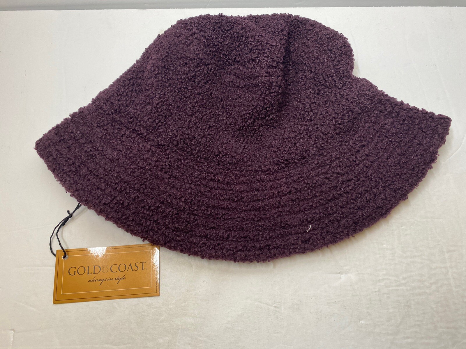 Gold Coast Women’s Fuzzy Cozy Plum Bucket Hat • SKU#001K9F | eBay