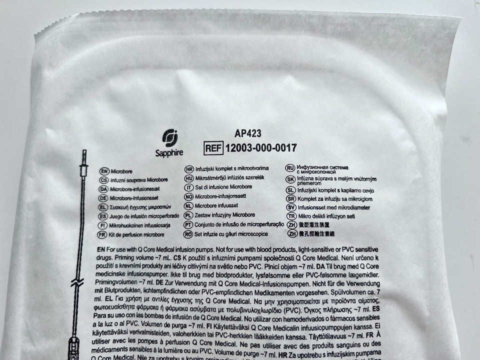 Primary Line Set with Microbore for Q Core Infusion Pumps (Latex Free ...