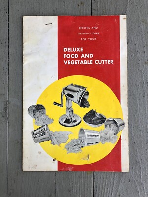 Foodco Townecraft Deluxe Food & Vegetable Cutter Recipe Instructions ...