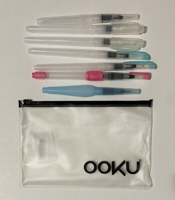 OOKU Watercolor Brush Pens - Set of 7 Multi-Purpose Watercolor Pens ...
