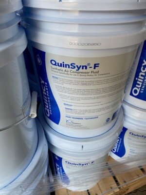 OEM QUINCY COMPRESSOR FOOD GRADE OIL 5 GAL PAIL 1627456002 | eBay