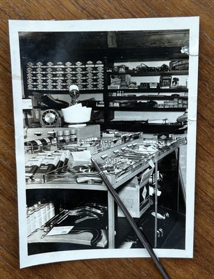 VTG 1930s Auto Parts Retail Shop Store Interior Service Station ...