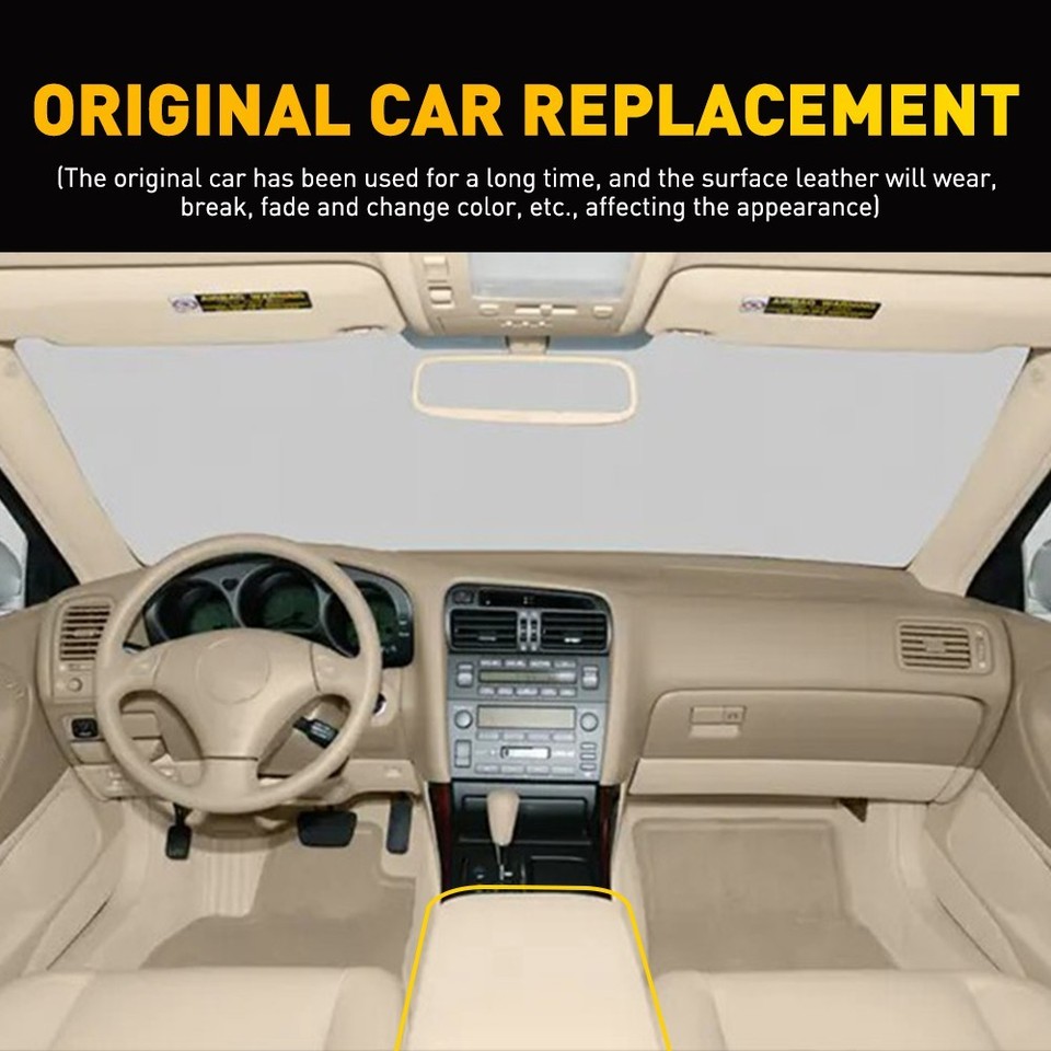 For 99-04 Lexus GS300 GS400 GS430 Center Console Lid Leather Armrest ...