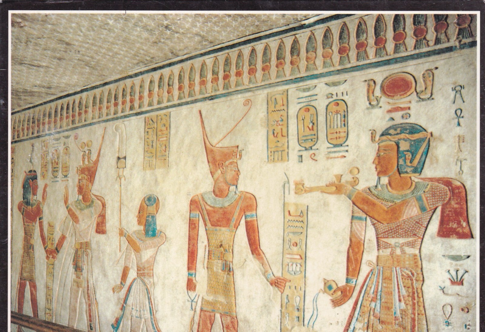 Valley of Queens Tomb of Kha M Waset Egypt Postcard posted 2007 ...